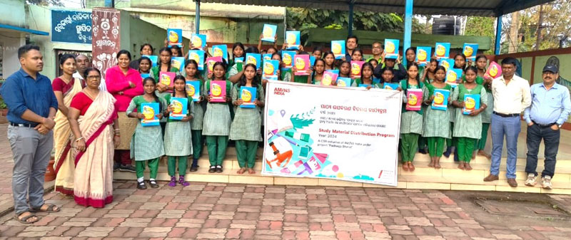 AM/NS India equips rural students with study material - Shasak ...